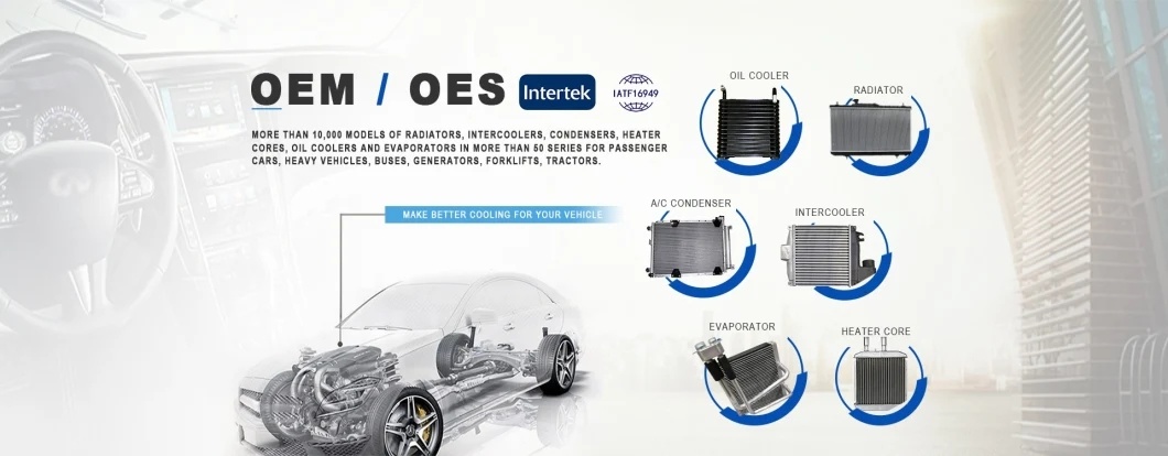 Heat Exchanger Condenser Parallel Flow Aluminum Car Radiator Condenser ...